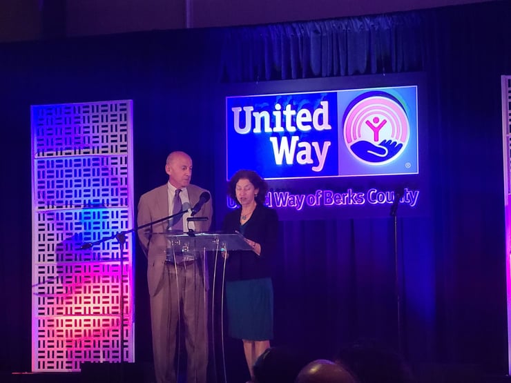 United Way of Berks County 2022 Campaign Co-Chairs: Joe and Dana Hartz